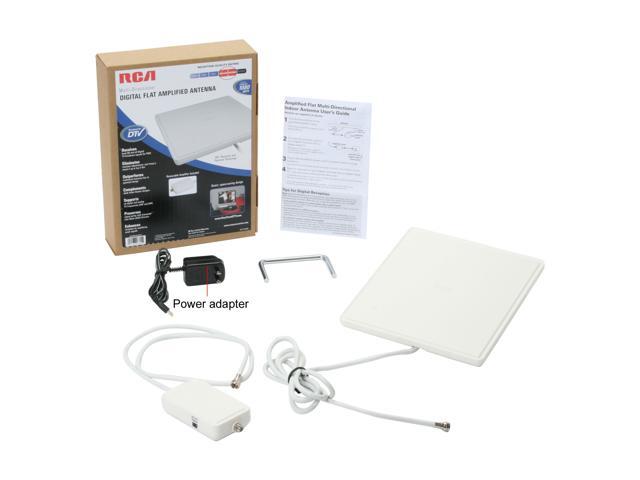 RCA ANT1450M Amplified Flat Multi-Directional Indoor Antenna - Newegg.com