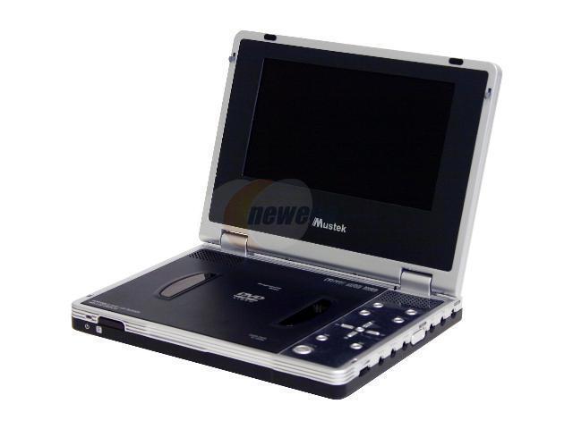 Mustek PL407H Portable Progressive Scan DVD player W/ 7" 16:9 LCD ...