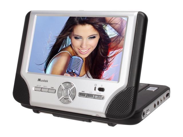 Mustek PD77B Dual Unit 7" Portable DVD Player - Newegg.com