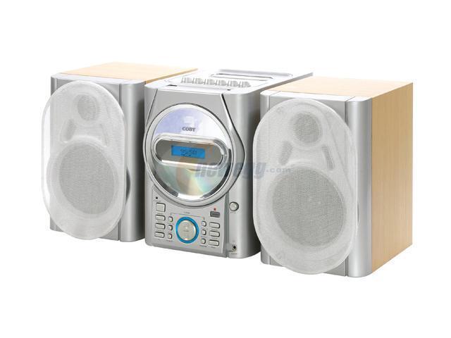 COBY CD/Cassette/Radio 1-Disc Changer Mini Audio System CXCD410 ...