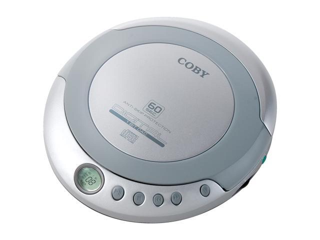 COBY Slim Personal CD Player with Anti-Skip Protection CXCD329 - Newegg.com
