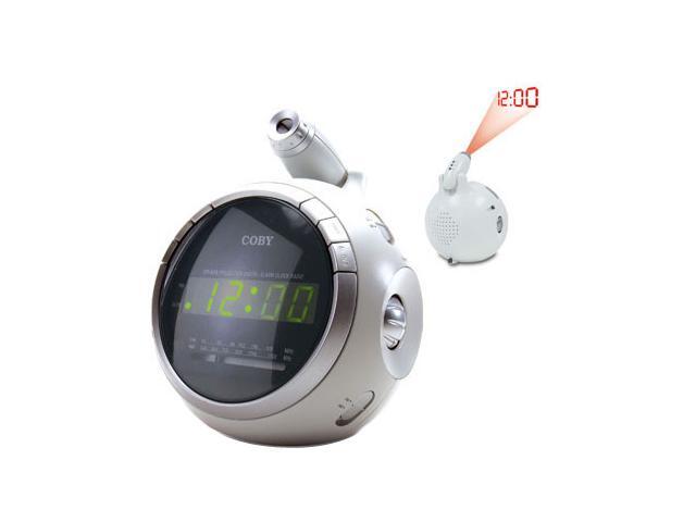 COBY CRA78 Digital AM/FM Alarm Clock Radio with Built-in Projector ...