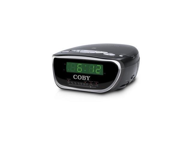 COBY CDRA147 Digital AM/FM Dual Alarm Clock Radio / CD Player - Newegg.com