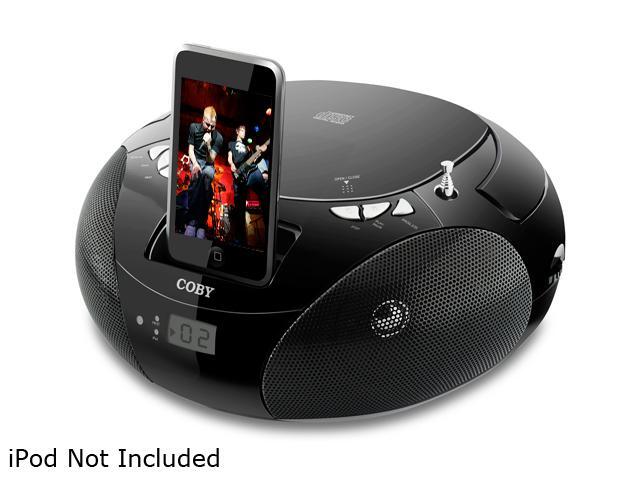 COBY Portable CD Boombox for iPod CSMP142 - Newegg.com