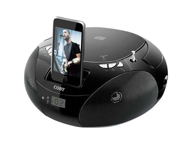 COBY Portable CD Boombox for iPod CSMP142 - Newegg.com