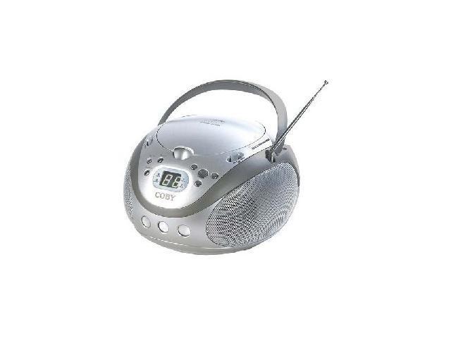 COBY Portable CD Player with AM/FM Stereo Tuner CX-CD241SLV - Newegg.com