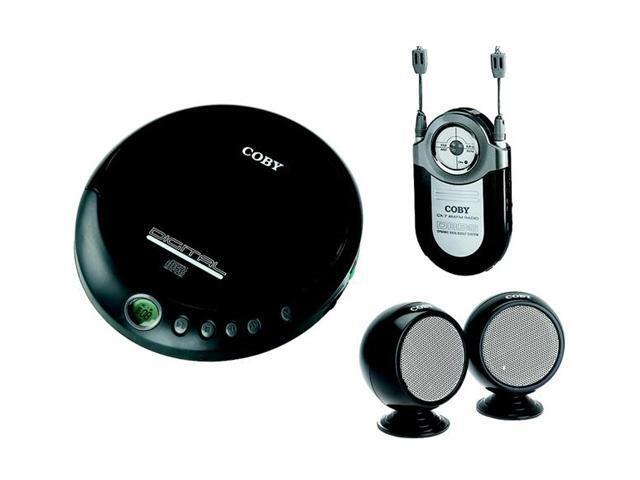 Coby CX-CD2234 Personal CD Player with Pocket AM/FM Radio and Stereo ...