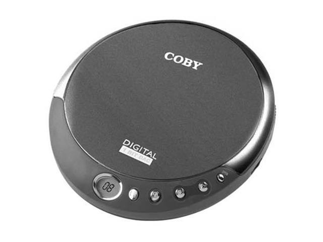 COBY Slim Personal CD Player CXCD109BLK - Newegg.com