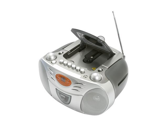 jWIN Portable CD AM/FM Stereo Cassette JX-CD428 - Newegg.com
