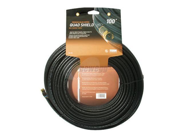 TERK QS-100 100 feet Premium Quad Shield RG6 Coaxial Cable - Newegg.com