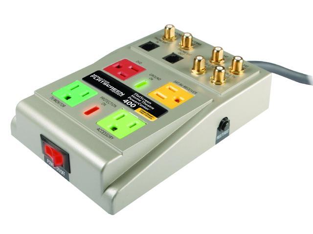 MONSTER HTS400 4 Outlets Flatscreen PowerCenter with Clean Power Stage ...
