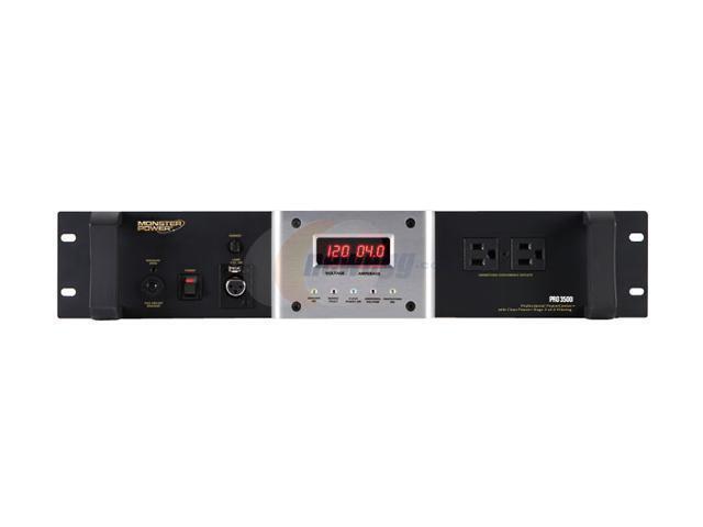 MONSTER MP PRO 3500 Rack Mountable PowerCenter with Clean Power Stage 3 ...