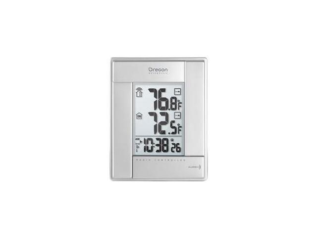 Oregon Scientific RMR382-S Wireless Thermometer with Clock - Newegg.com