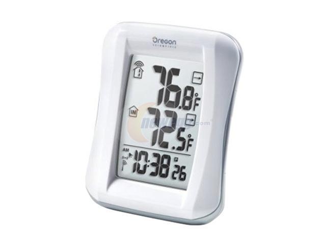 Oregon Scientific RMR682A Wireless Indoor/Outdoor Thermometer with Self ...
