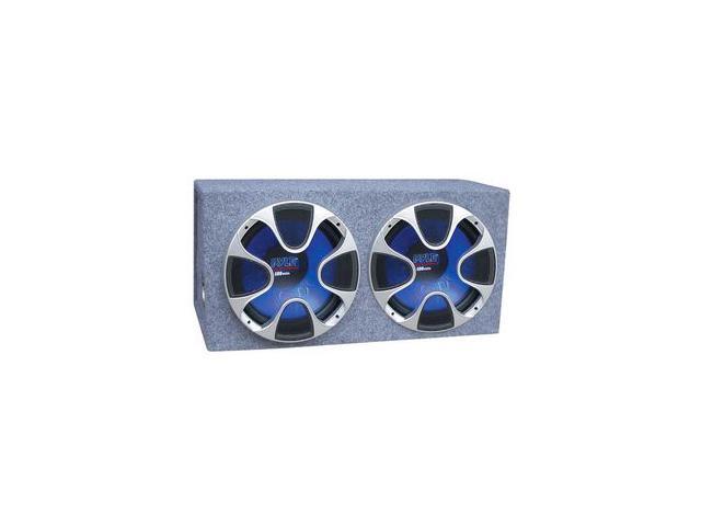 Pyle PLBS102 10" 800W Car Audio Subs Box Subwoofers Enclosure+Mono Amp ...