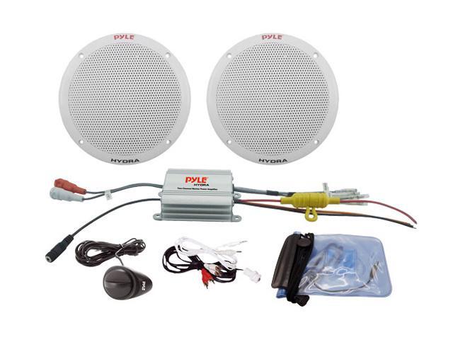 Pyle 2 Channel Waterproof MP3/iPod Amplified 6.5" Speaker - Newegg.com