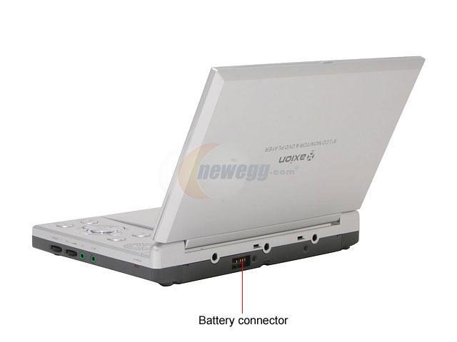 Axion AXN-6090A 9" Widescreen TFT LCD Ultra Slim Portable DVD Player ...