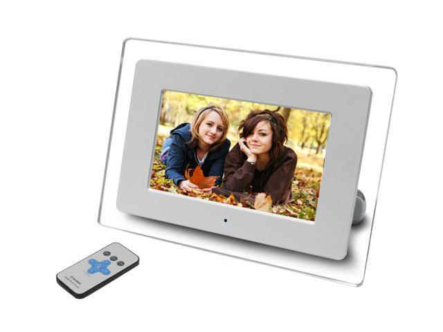 axion AXN-9702 7" Digital Frame w/ Clock,Calendar and MP3 Playback ...