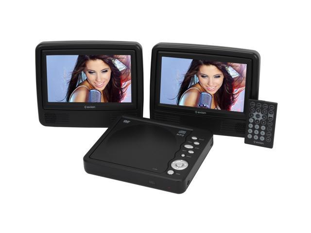 Axion AXN-6879 7" Dual Widescreen Portable DVD Player - Newegg.com