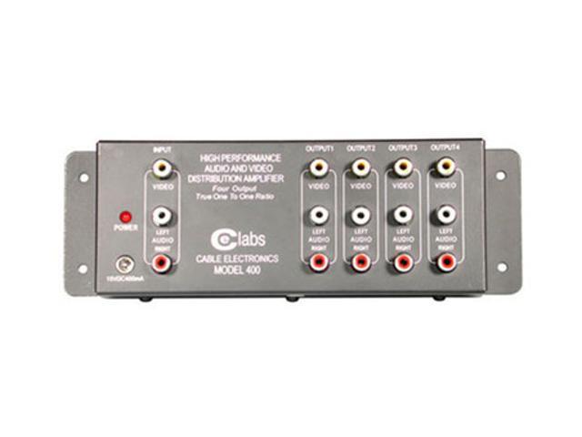 AV400 4-Output RCA Audio/Video Distribution Amplifier - Newegg.com