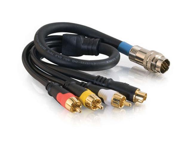 C2G Model 42096 3 ft. RapidRun S-Video + Composite Video + Stereo Audio ...