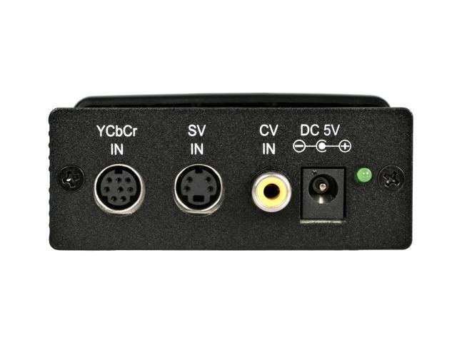 StarTech.com Composite/S-Video to DVI-D Video Converter with Scaler ...