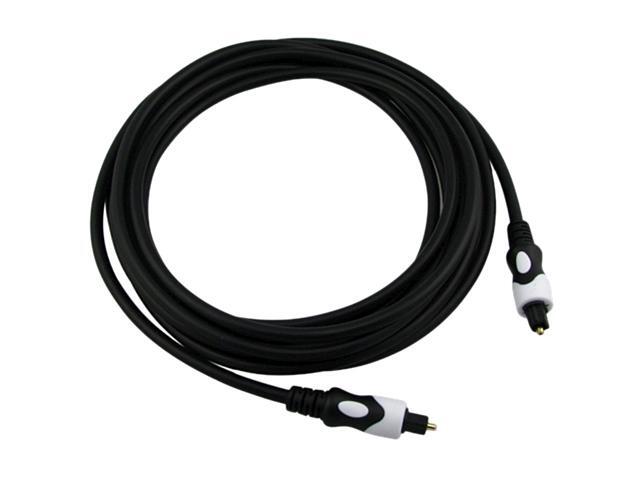 Insten Model 675696 12 ft. Digital Optical Audio TosLink Cable - Molded ...