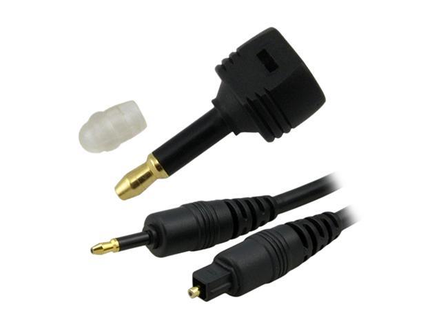 Optical Toslink Female to Mini Male Adapter+Optical Toslink Mini Cable ...
