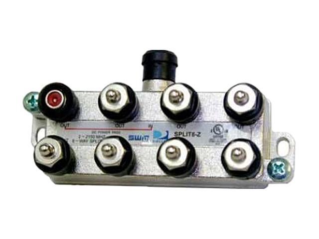 DIRECTV SPLIT8 Swm 8 Way Splitter 2-2150 Mhz 1 Port Power Passing ...