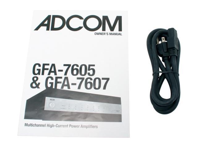 ADCOM GFA-7605 5-Channel Multichannel Power Amplifier - Newegg.com
