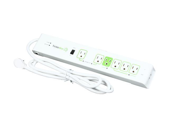 TrickleStar 180SS-US-6XT PC TrickleStrip Smart Powerstrip 6 Outlet ...