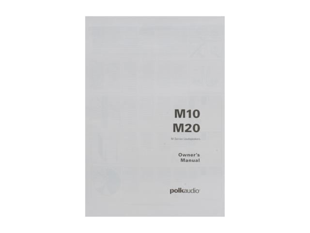 Polk Audio M20 Two-way floor-standing loudspeaker black Single - Newegg.com