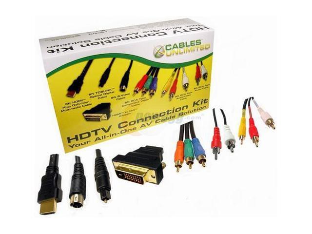 Cables Unlimited - Premium HDTV Cable Kit - Newegg.com