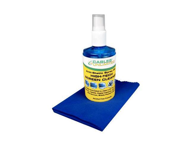 Cables Unlimited ACC-SC200 Spray Gel Screen Cleaner 200ml with large ...