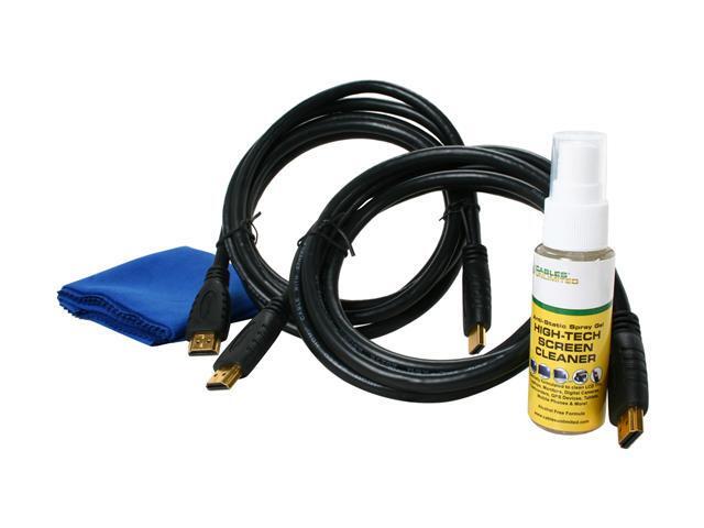 Cables Unlimited - Spray Gel Screen Cleaner with Microfiber Cloth and ...