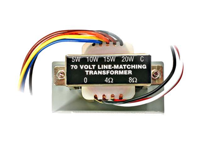 NXG NX-70VTR 70 Volt Line-Matching Transformer for Music and Paging ...