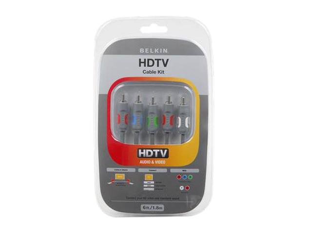 BELKIN PURE AV AM22111-06-SN 6 feet Component RCA Audio Kit - Newegg.com