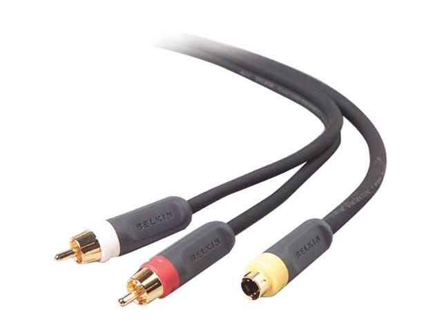 BELKIN PURE AV Model AM22109-06-SN 6 feet S-Video Audio Cable Kit ...