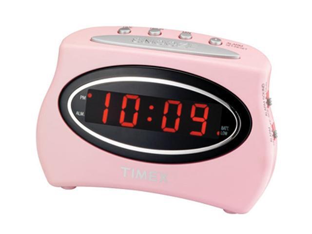 Timex T101P Extra Loud LED Alarm Clock - Pink - Newegg.com