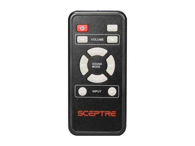 Sceptre SB20202B Sound Bar with Auto Fading LED Technology and Stereo 2 ...