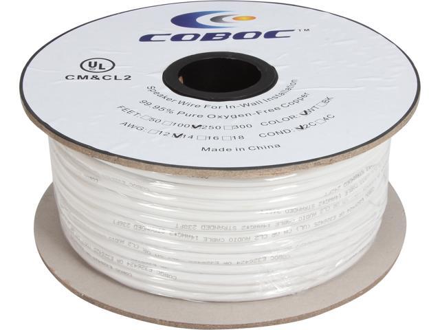 Coboc Model SPW-CL2-2C14-250-WH 250 ft. 2-Conductor CL2 Rated(In-Wall ...