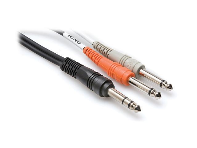 Hosa Model STP-203 3 m 1/4 in TRS to Dual 1/4 in TS - Newegg.com