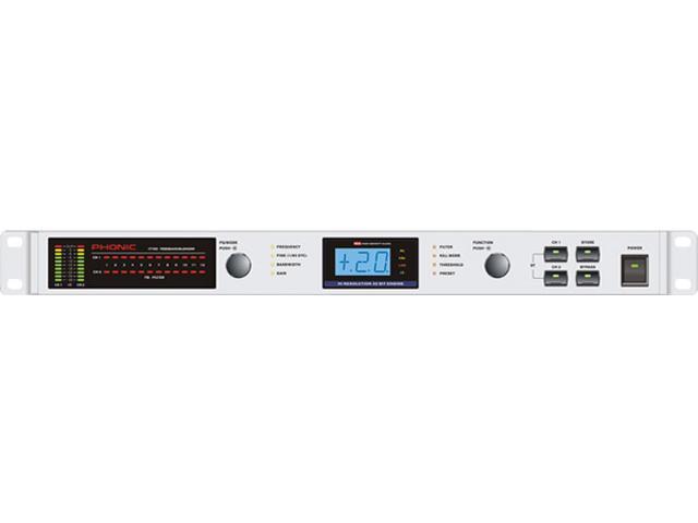 Phonic i7600 Dual 30-Band 1/3 Octave Digital Graphic Equalizer with RTA ...