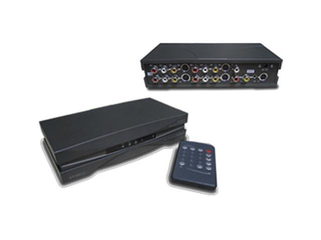 RF-Link AVS-41I 4-Way A/V Selector w/ S-Video & IR Remote (4-in, 1-out ...