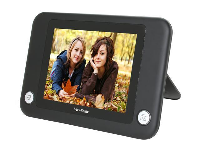 ViewSonic DPF8-CAM 8" 800 x 600 Digital Photo Frame with 5 Mega-pixel ...