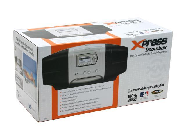 AUDIOVOX XM Portable Boombox for XPress XM Satellite Radio Receiver ...