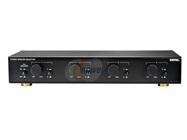 Open Box: Sima SSW-4HP 4 Speaker Selector with Volume Control - Newegg.com