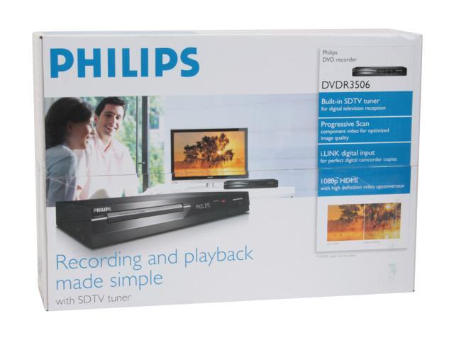 Philips DVD Recorder DVDR3506/37 - Newegg.com