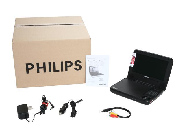Open Box: PHILIPS PET741B/37B 7" Portable DVD Players - Black - Newegg.com