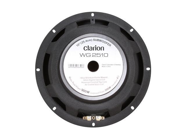 Clarion WG2510 10" 900 Watt Subwoofer - Newegg.ca